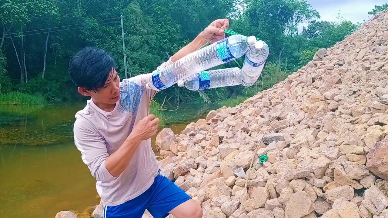 Part 3 pancing lumpis pakai botol air mineral 😂 - YouTube