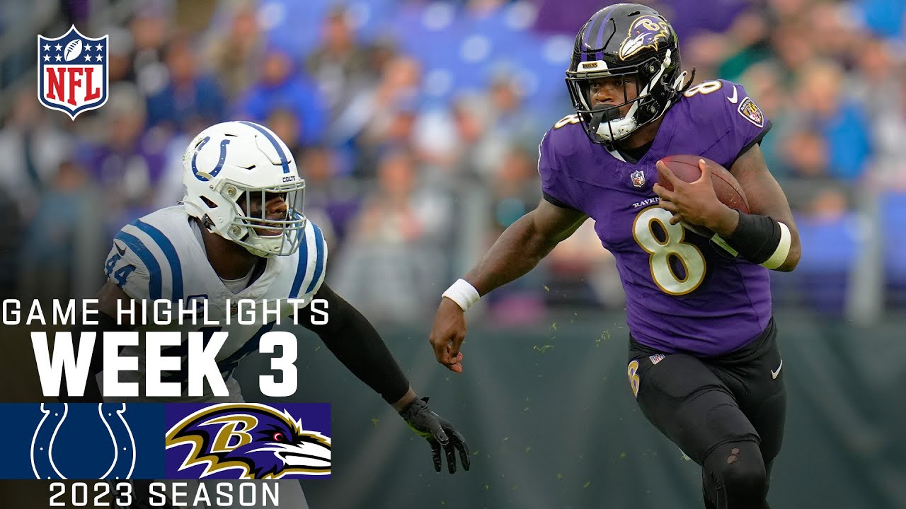 Indianapolis Colts vs. Baltimore Ravens | 2023 Week 3 Game Highlights ...