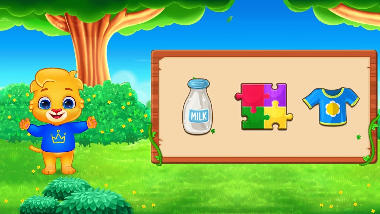 Puzzle Kids. Drag Pictures video for children - YouTube