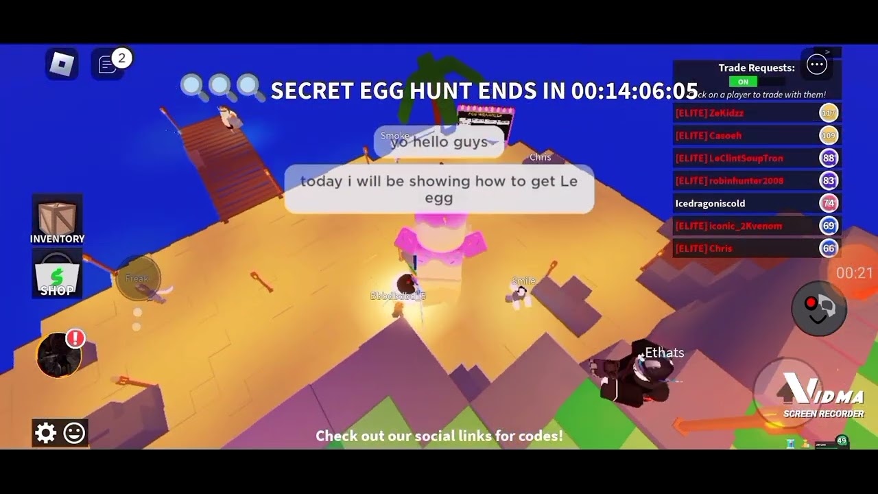 Guesty egg hunt part 1 How to get Le Egg - YouTube