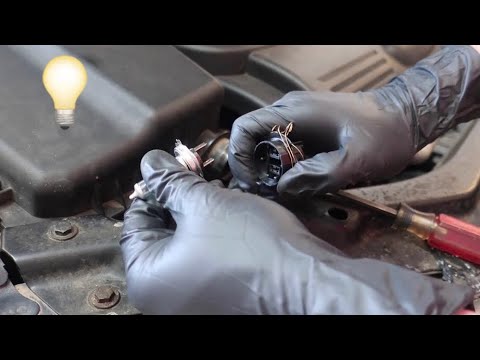 Saab 9-3 Headlight Bulb Replacement - YouTube