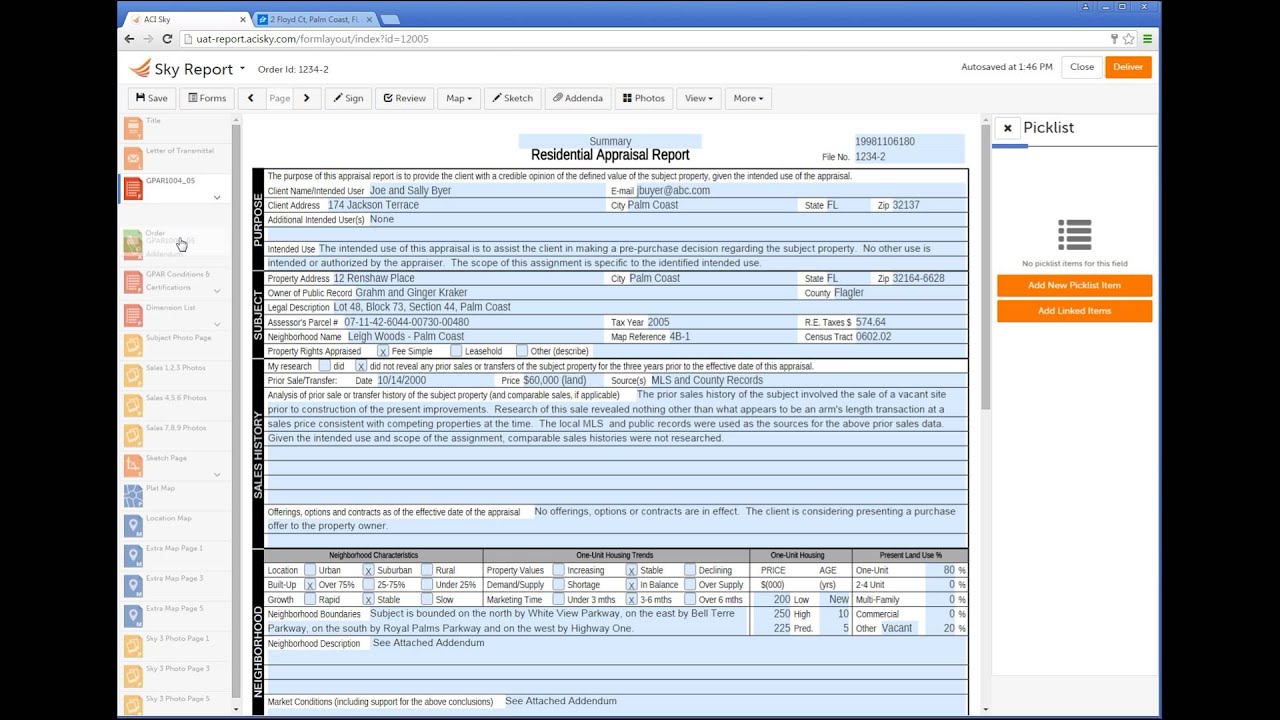Reordering Your Forms in ACI Sky Report [HD] - YouTube