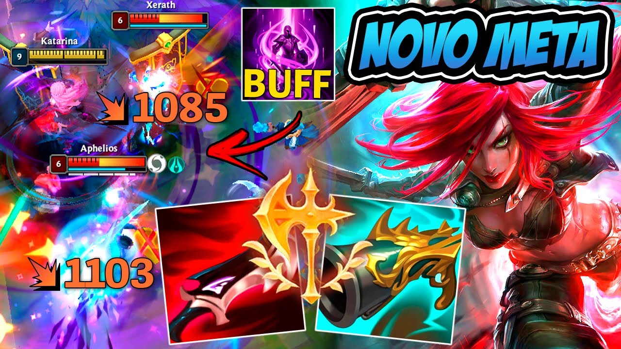 *NOVO META* KATARINA AD LETALIDADE DE TP É ABSURDO - LEAGUE OF LEGENDS ...