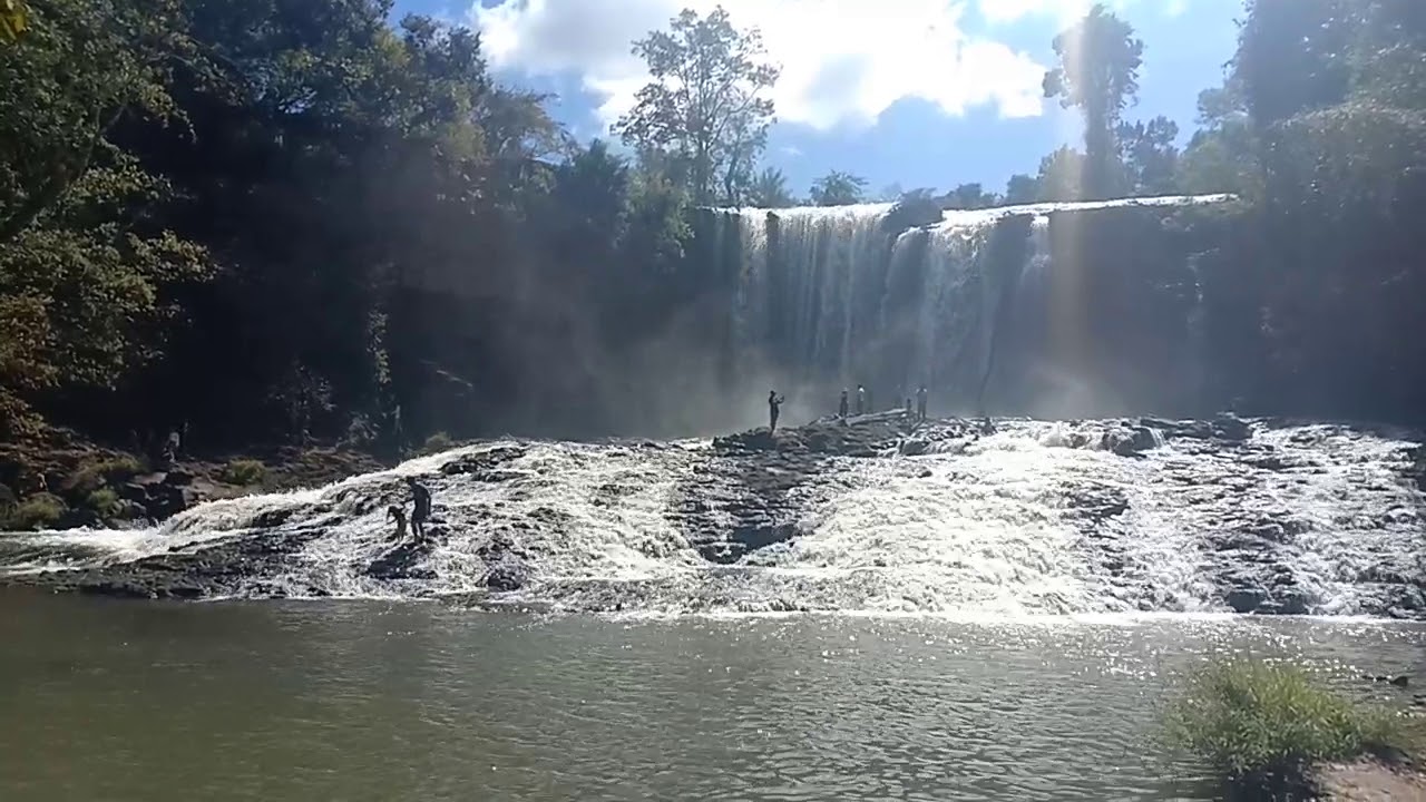 Bousra water fall_mondulkiri province_Cambodia02 - YouTube