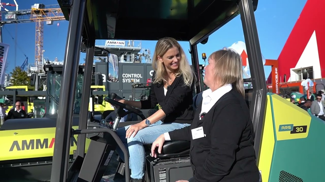 Ammann’s most compact single-drum rollers the ARS 30 and ARS 50 - YouTube