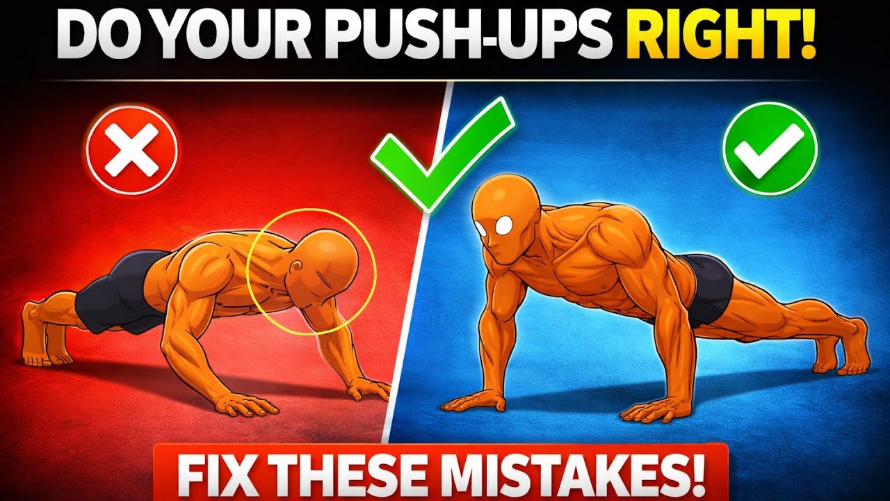 STOP Doing Push-Ups Like This (Correct Form Explained) - YouTube