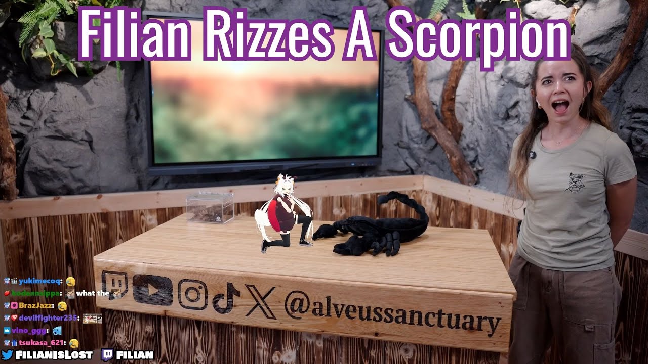 AlveusSanctuary Teaches Filian How To Rizz A Scorpion - YouTube