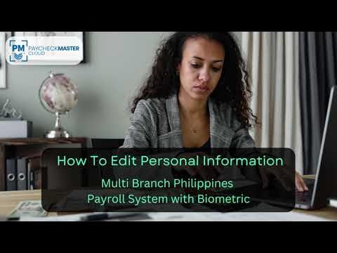 How To Edit Personal Information - Free Payroll System Philippines ...