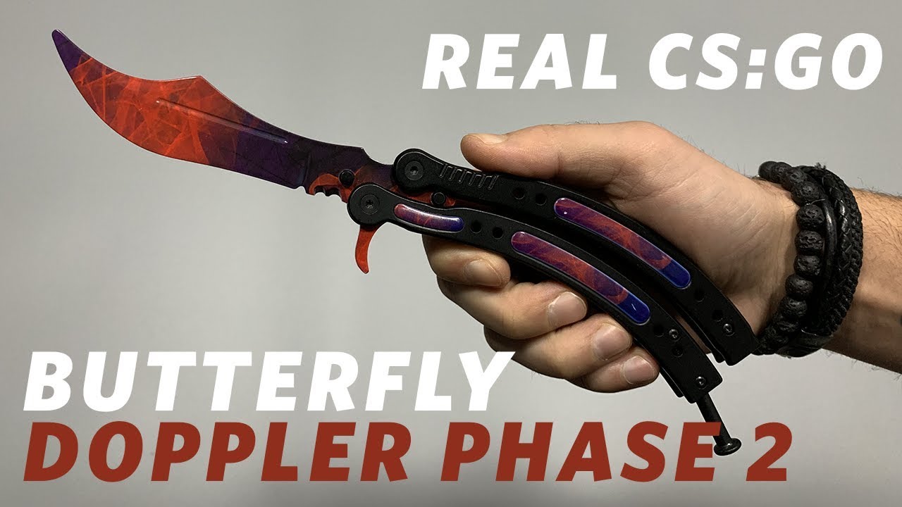 REAL CS:GO KNIVES - Butterfly - Doppler Phase 2 - KNIFY - YouTube