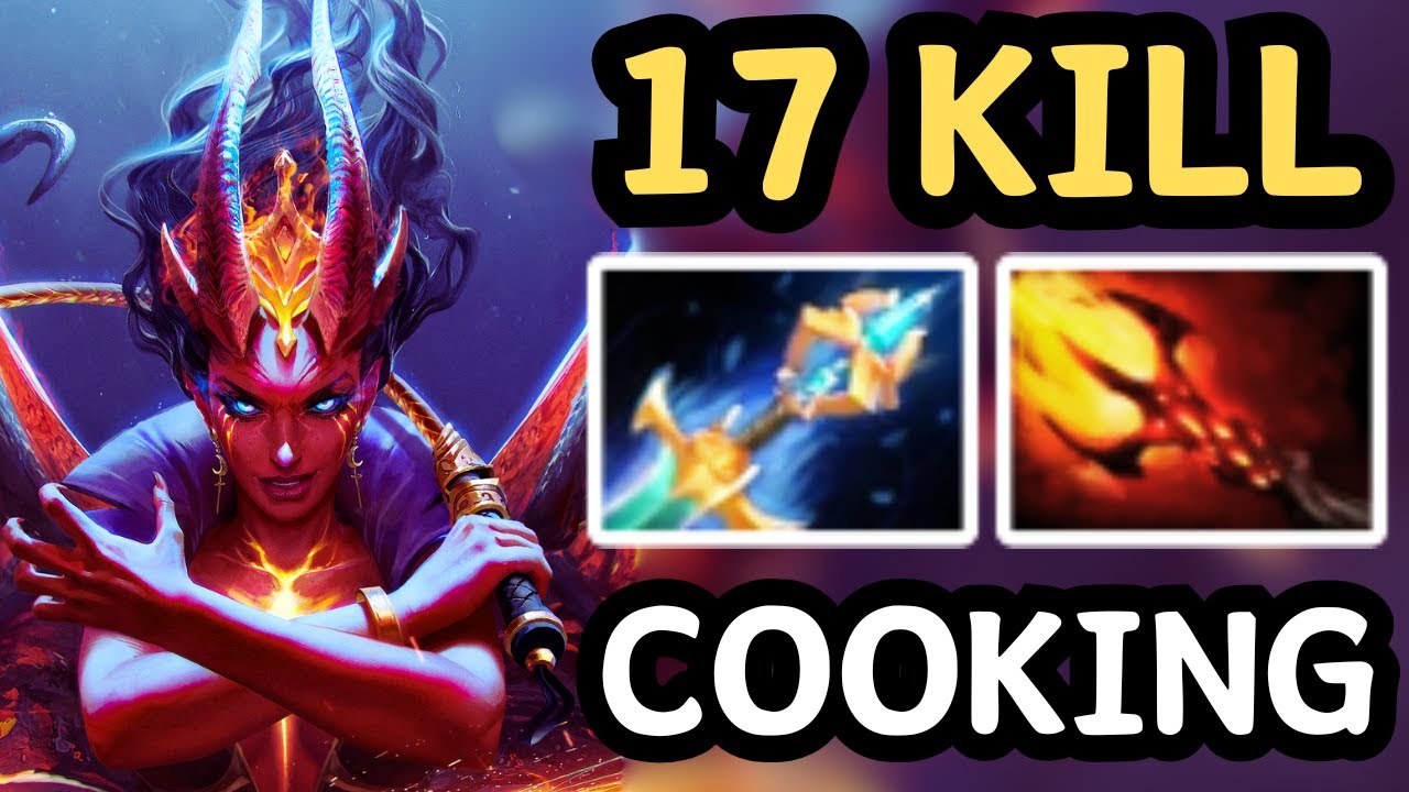 🔥 17 KILLS. ZERO MERCY. MID QUEEN OF PAIN END FAST | DOTA 2 - YouTube