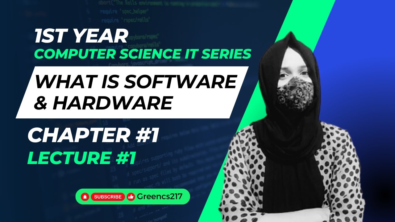 What is Software and Hardware| First Year Computer Science |Chapter 1 ...