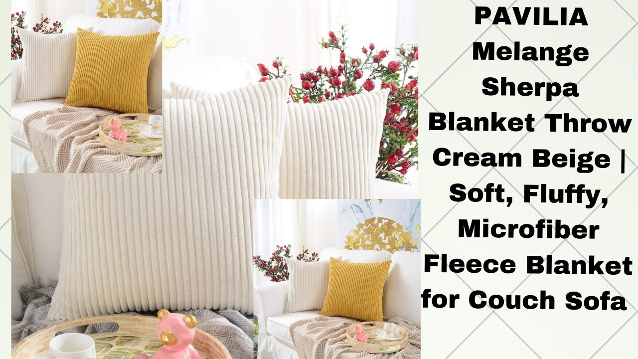 MERNETTE Pack of 2, Corduroy Soft Decorative Square Throw Pillow Cover ...