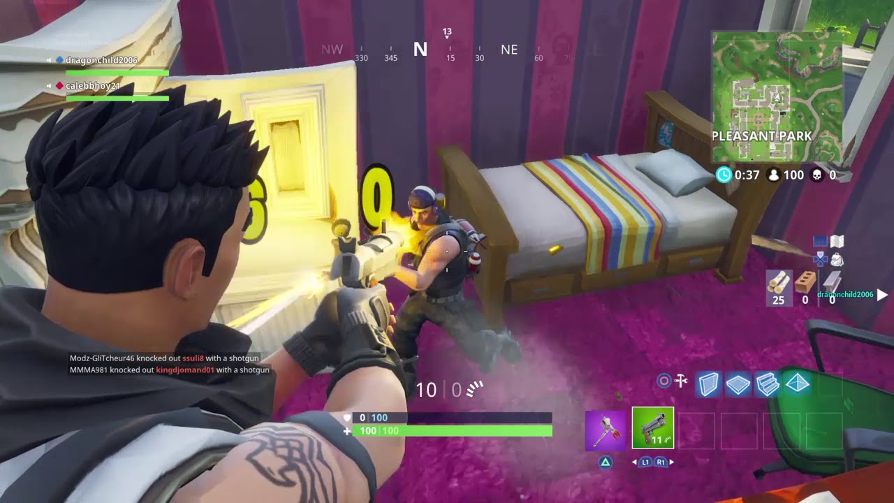 Fortnite deegle shot/mad shot - YouTube