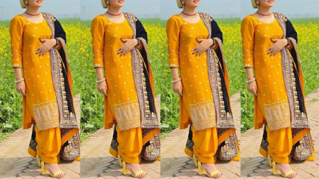 Beautiful Mustard Color Suit 2021 || Mustard Color Combination ...