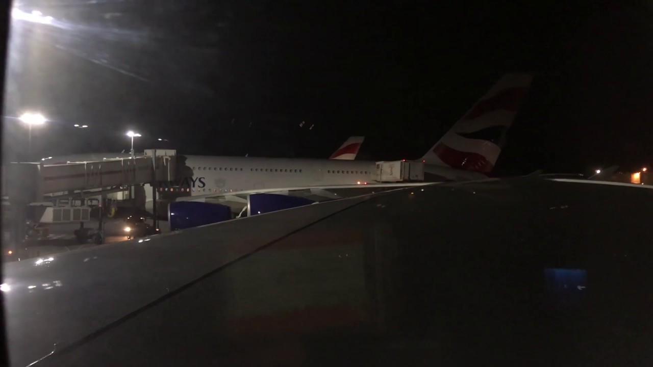 WINTER NIGHT | British Airways A380 Landing at London Heathrow Airport ...