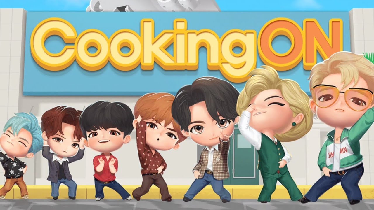 BTS Cooking On STOVE : TinyTAN tteokbokki Level 41 - 45 - YouTube