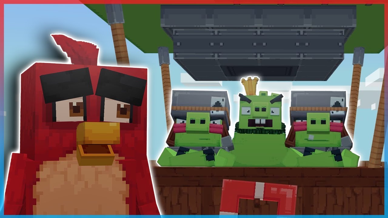 Minecraft Meets Angry Birds in Epic Bedrock DLC! - YouTube
