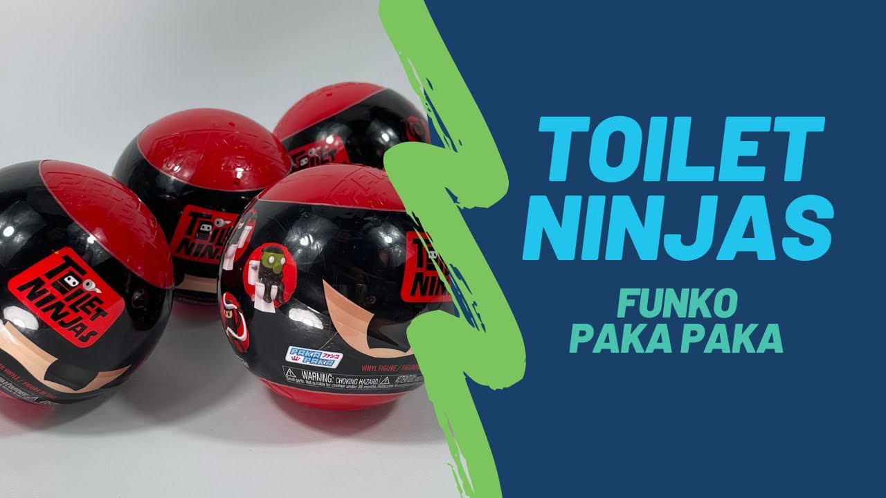 Funko Paka Paka Toilet Ninjas Blind Ball Unboxing Toy Review ...