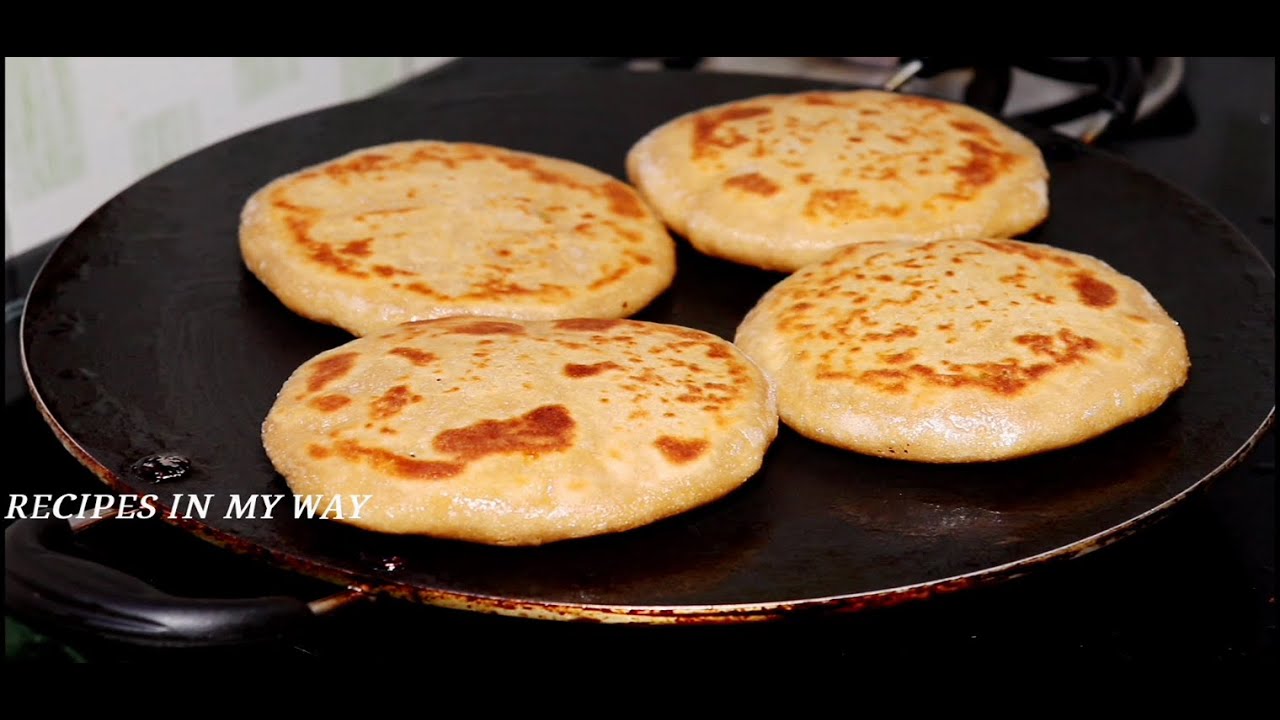 POTATO STUFFED CHAPATHI - BREAKFAST RECIPE - ALOO PARATHA - YouTube