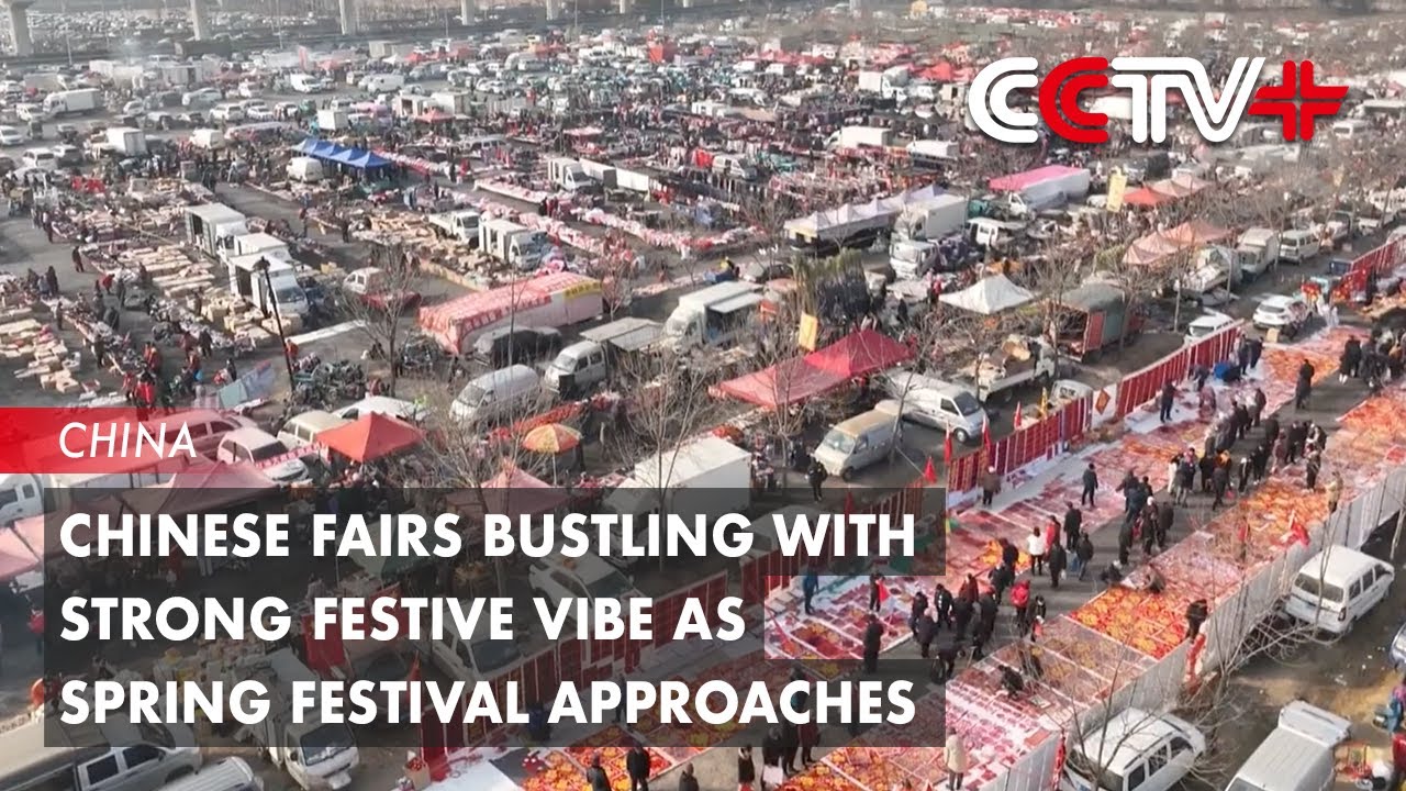 Chinese Fairs Bustling with Strong Festive Vibe As Spring Festival ...