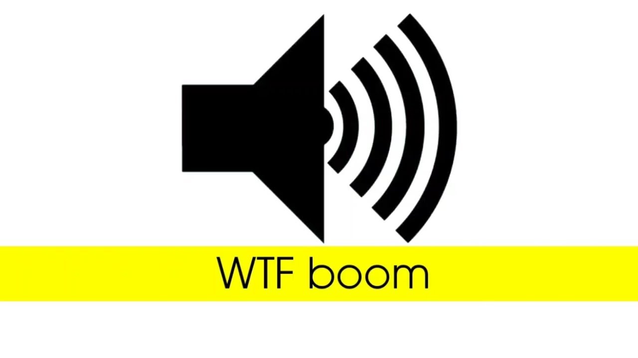 WTF Boom - Sound effect - YouTube