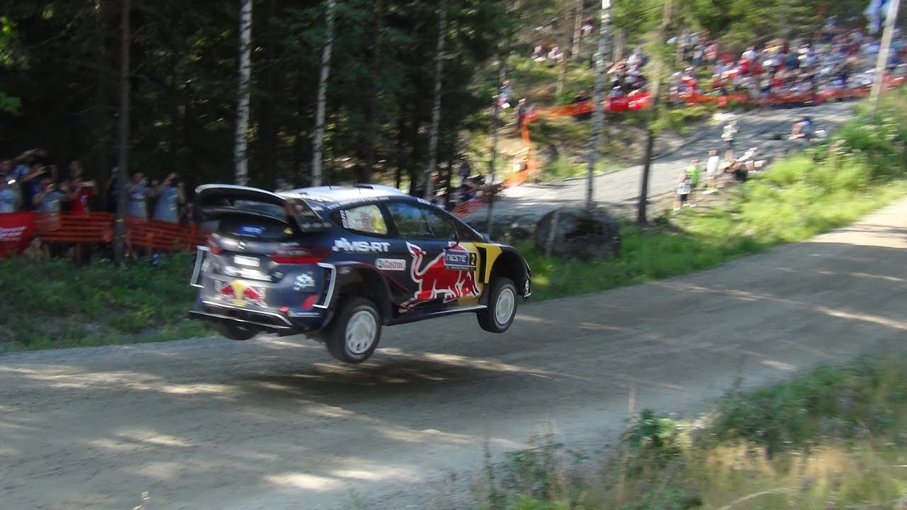 WRC Rally Finland 2018 SS3 Urria Big Jump - YouTube