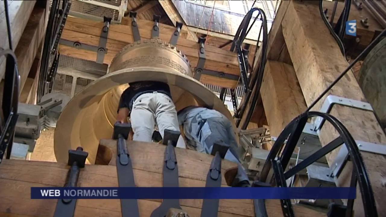 Test du nouveau carillon de Rouen - YouTube