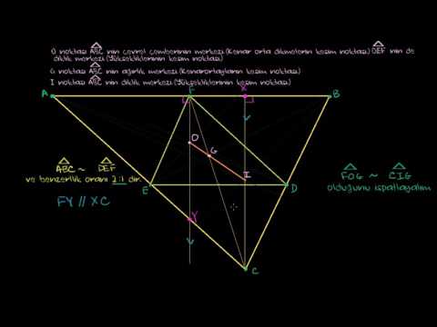 Euler Doğrusu İspatı (Geometri / Üçgenler)
