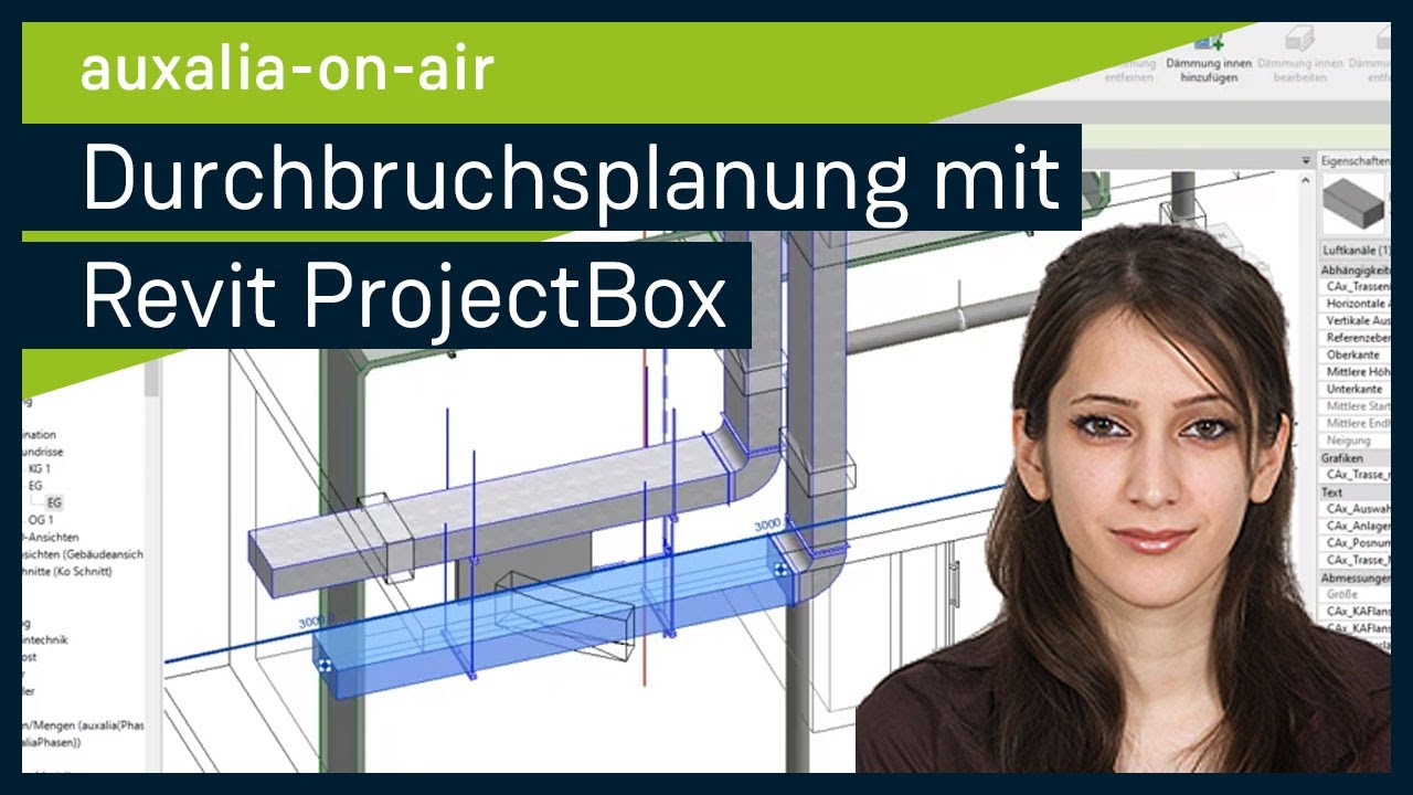 Durchbruchsplanung mit der Revit ProjectBox | auxalia on air - YouTube