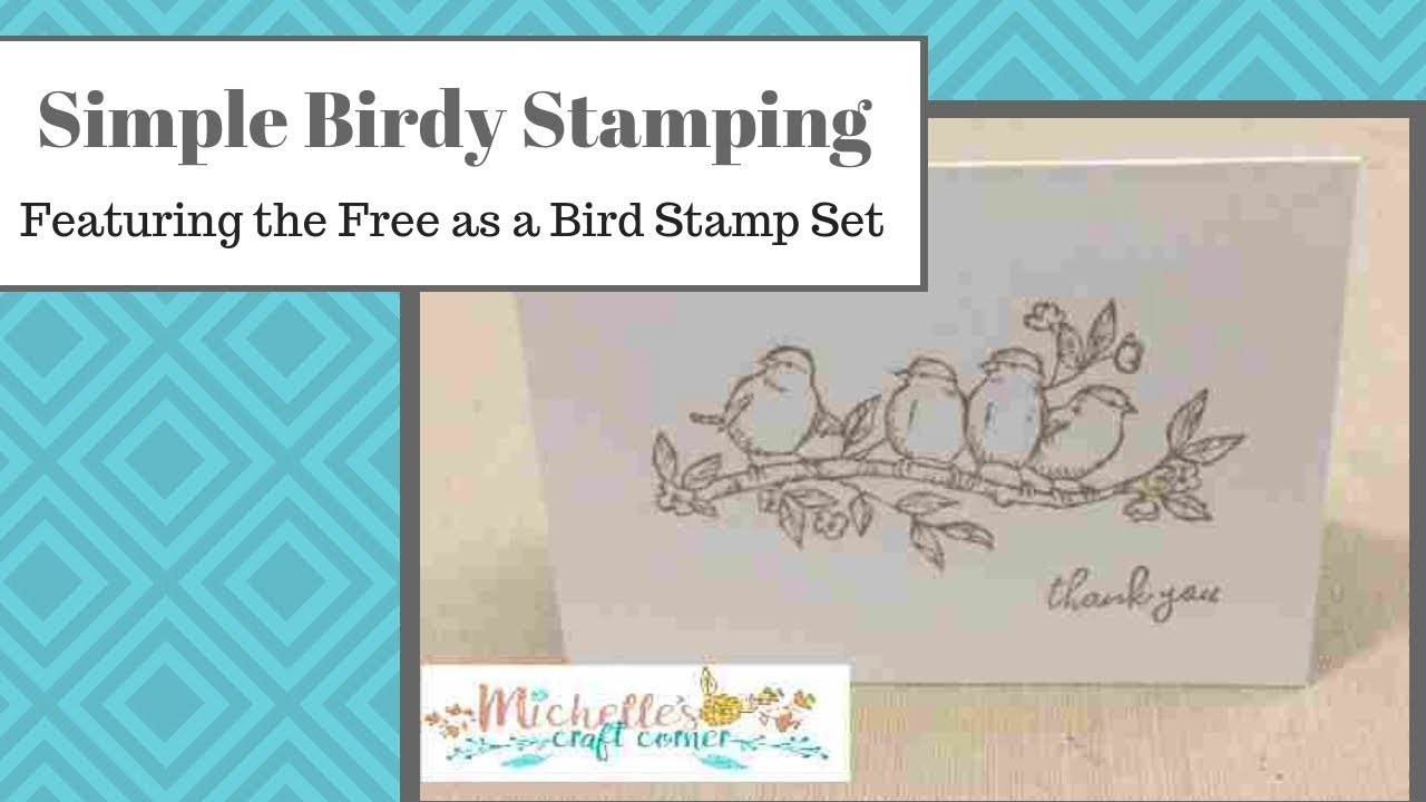 Simple Birdy Stamping - YouTube