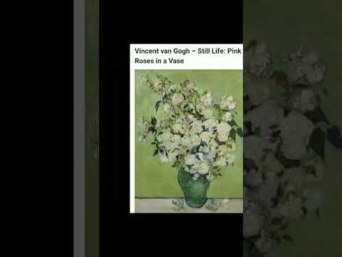 Ünlü ressamların çiçek temalı tablolarından bir seçki