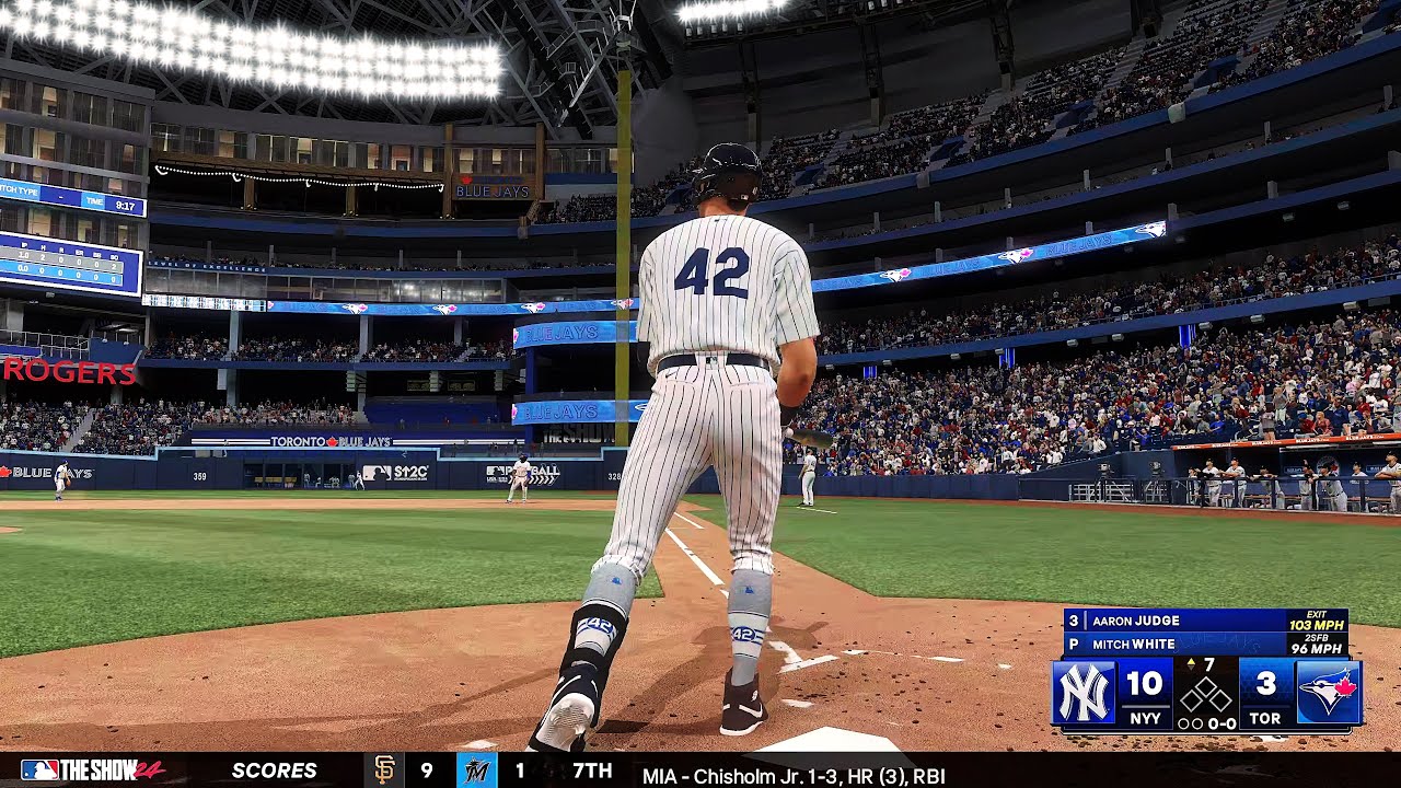 It's Jackie Robinson Day! - MLB THE SHOW 24 New York Yankees Vs Toronto ...