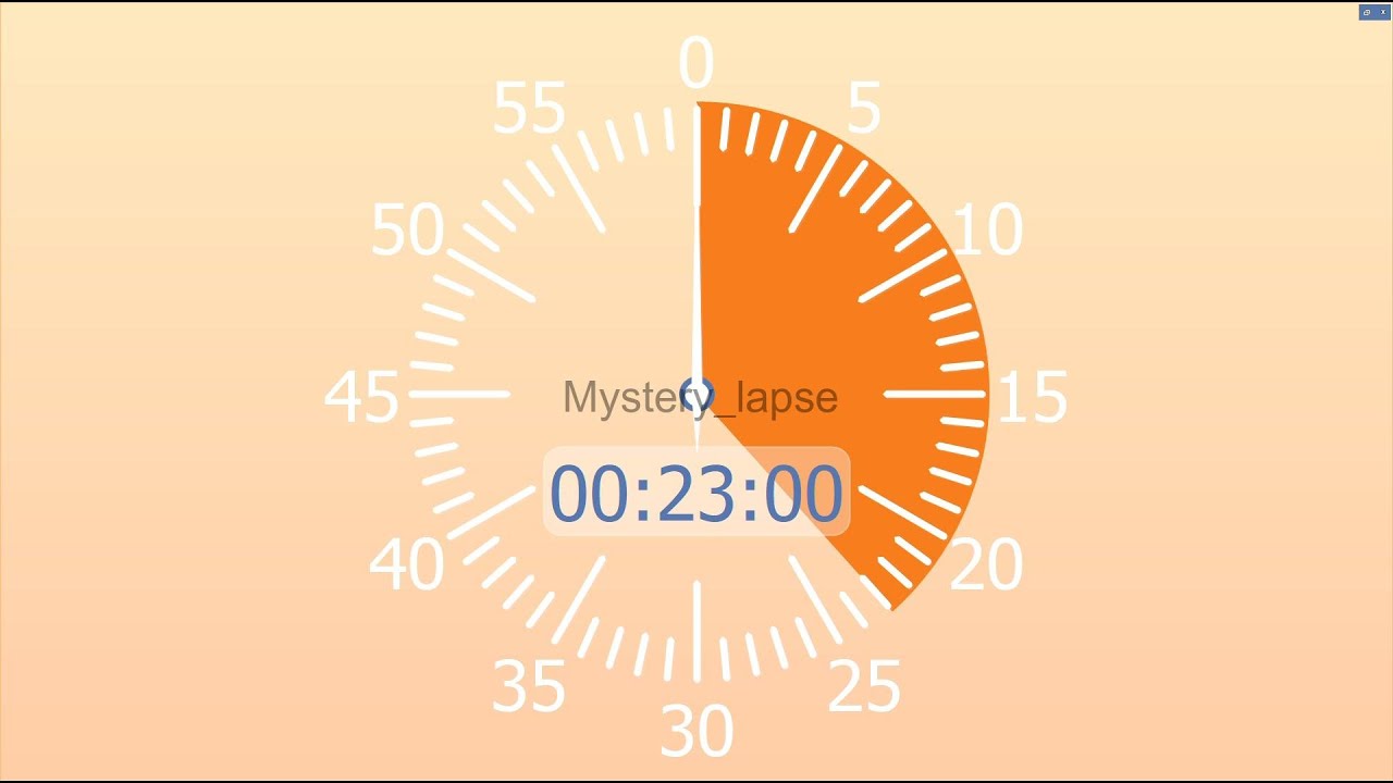 23 minutes timer count up - YouTube