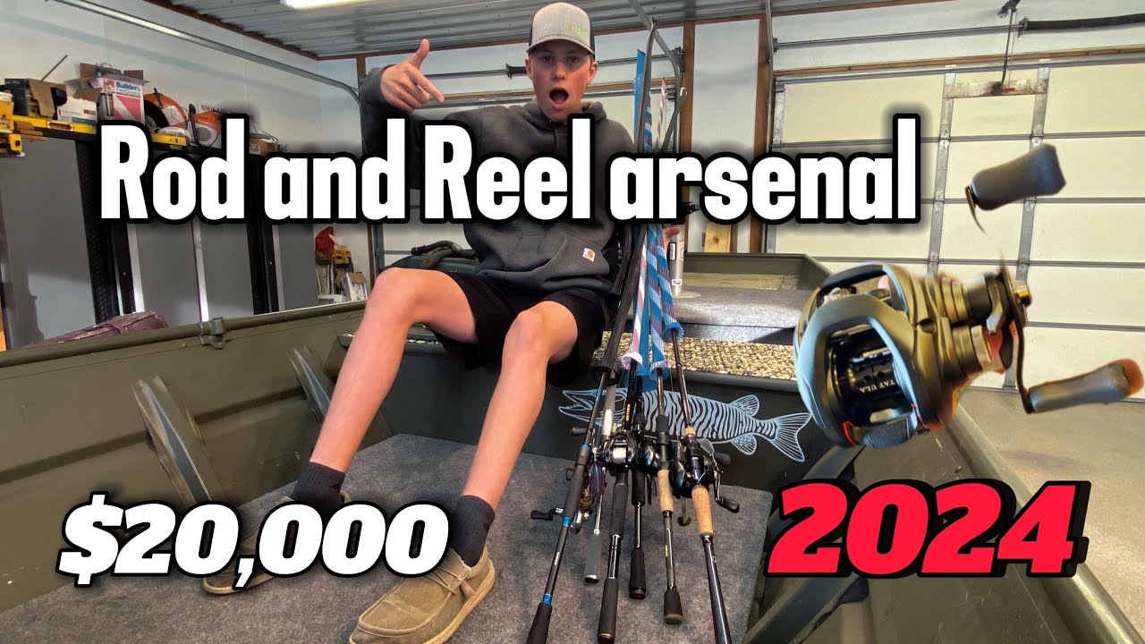 OUR ENTIRE 2024 ROD AND REEL ARSENAL!! ($$$$) - YouTube