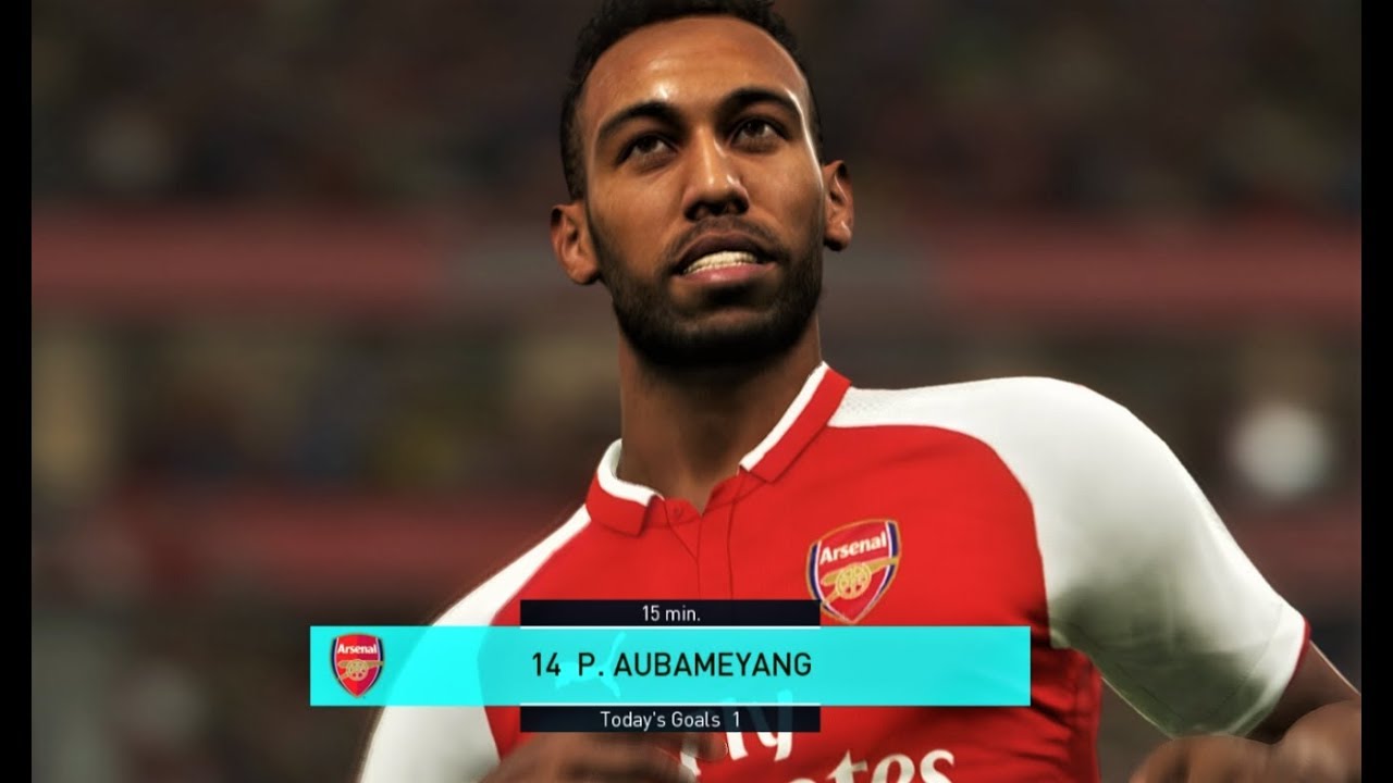 PES 2018 | Arsenal vs Everton | Gameplay PC - YouTube