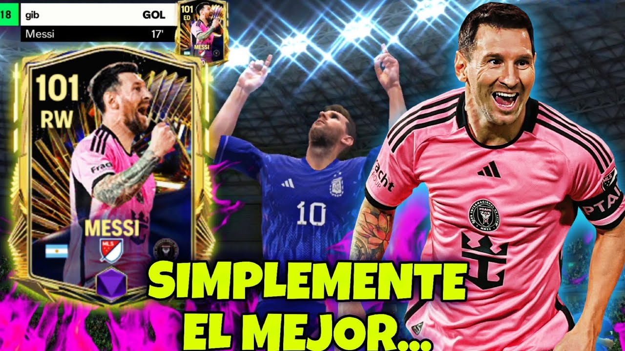 🇦🇷¡HE PROBADO LA MEJOR CARTA de MESSI EN EL FC MOBILE!! Messi TOTS ...