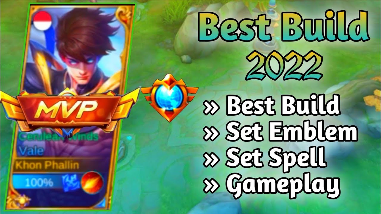 VALE BEST BUILD ITEM 2022 | VALE TOP 1 GLOBAL BUILD | VALE SET EMBLEM ...