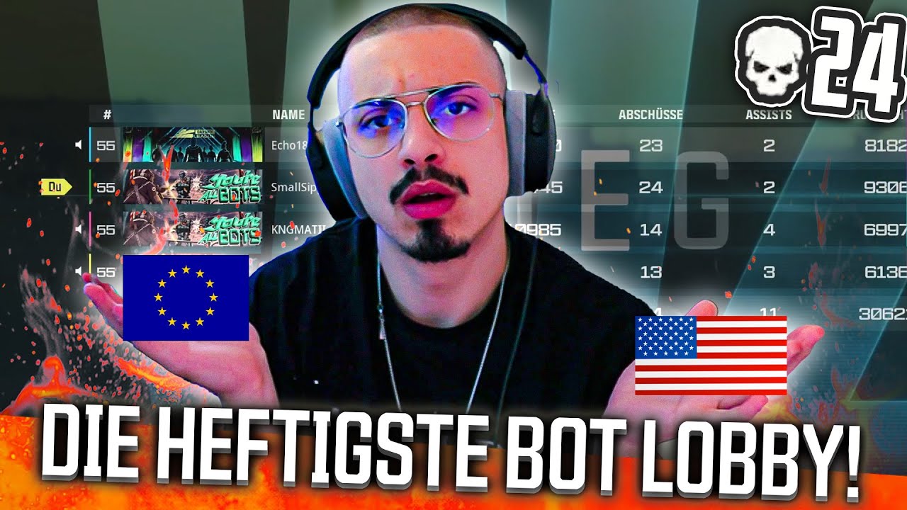 Turnier vs. Amerikanische Gegner bringt mich in ABSOLUTE BOT-LOBBY! 😱 ...