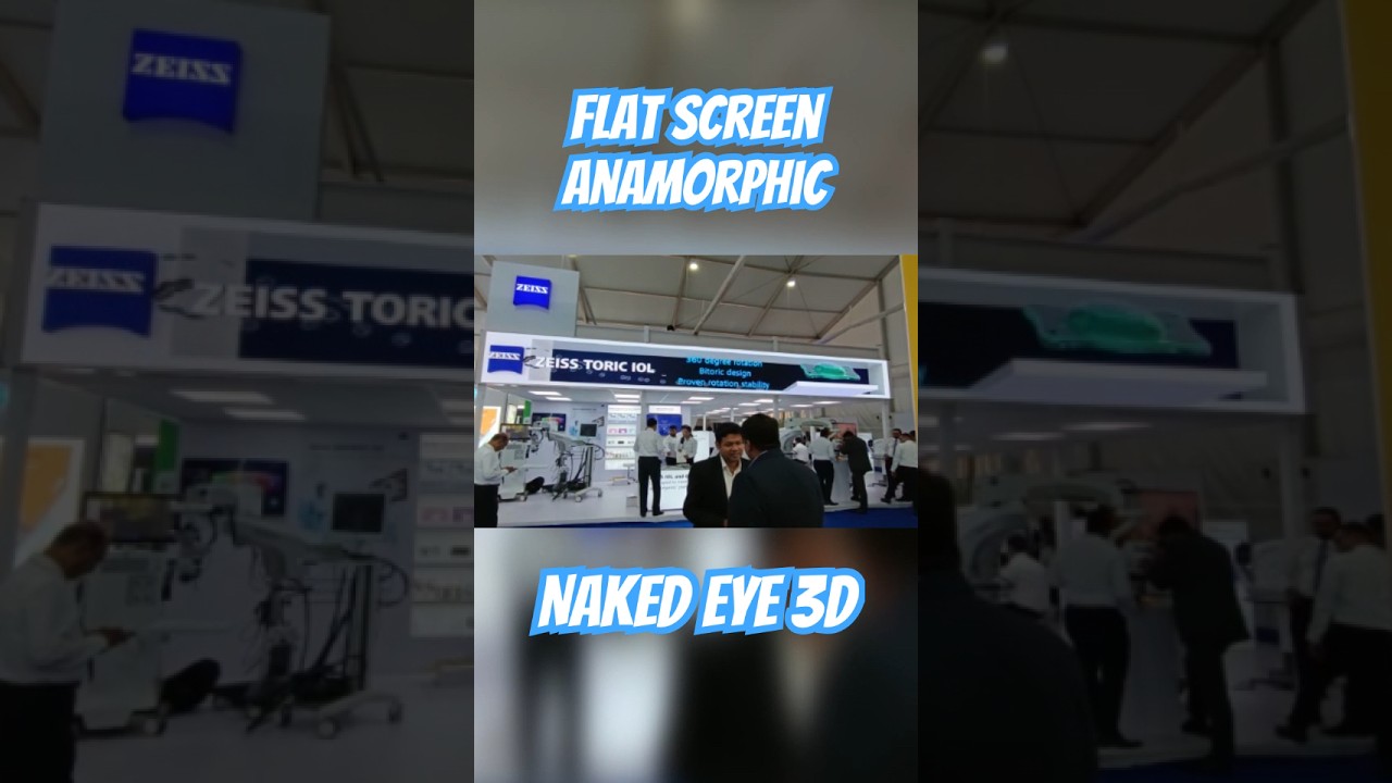 Flat Screen Anamorphic | Naked Eye 3D #anamorphic_illusion #3danimation ...