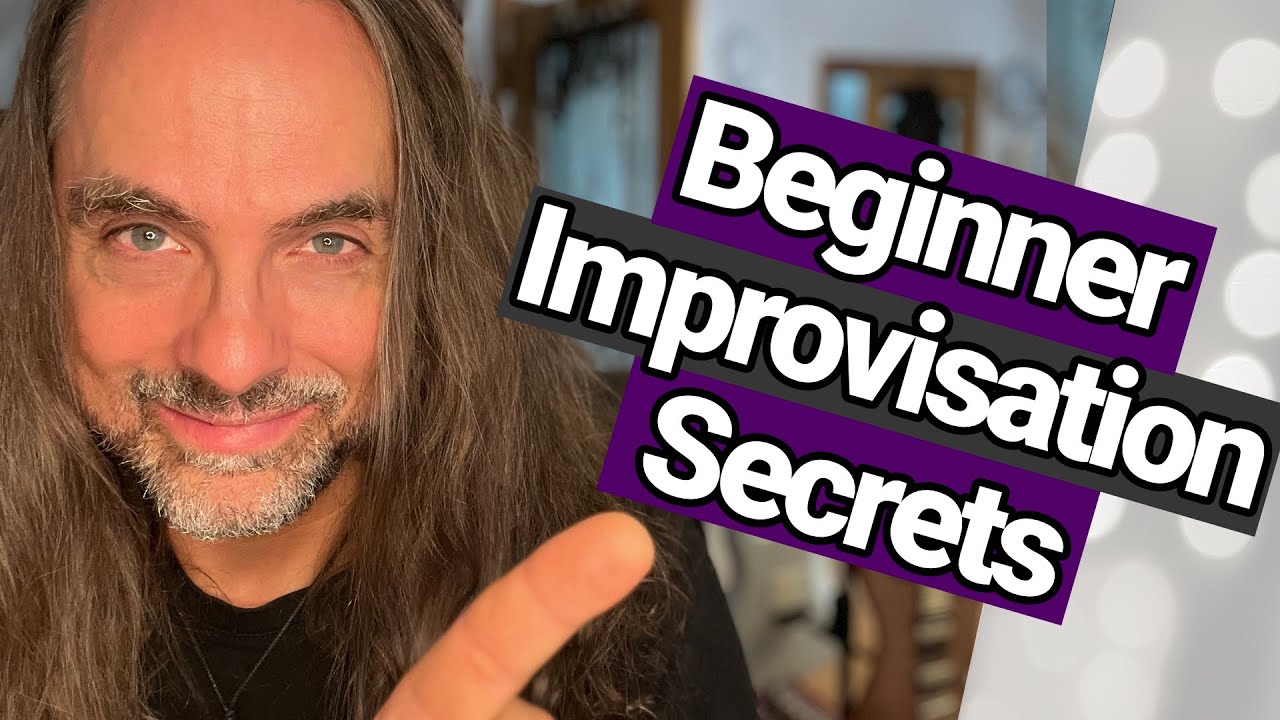 Beginner improvisation Secrets!! Improvising on the minor pentatonic!! 🎸 Free backing track ...