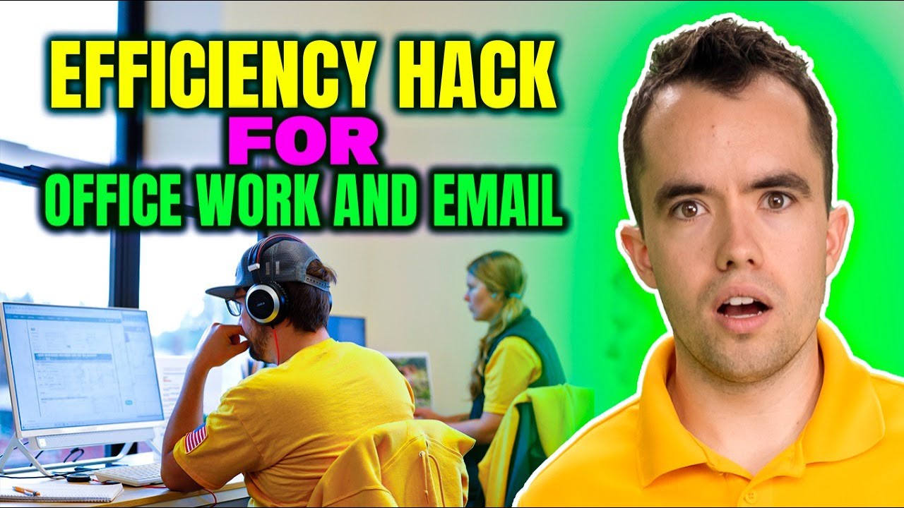 Efficiency Hack for Office Work and Email - YouTube