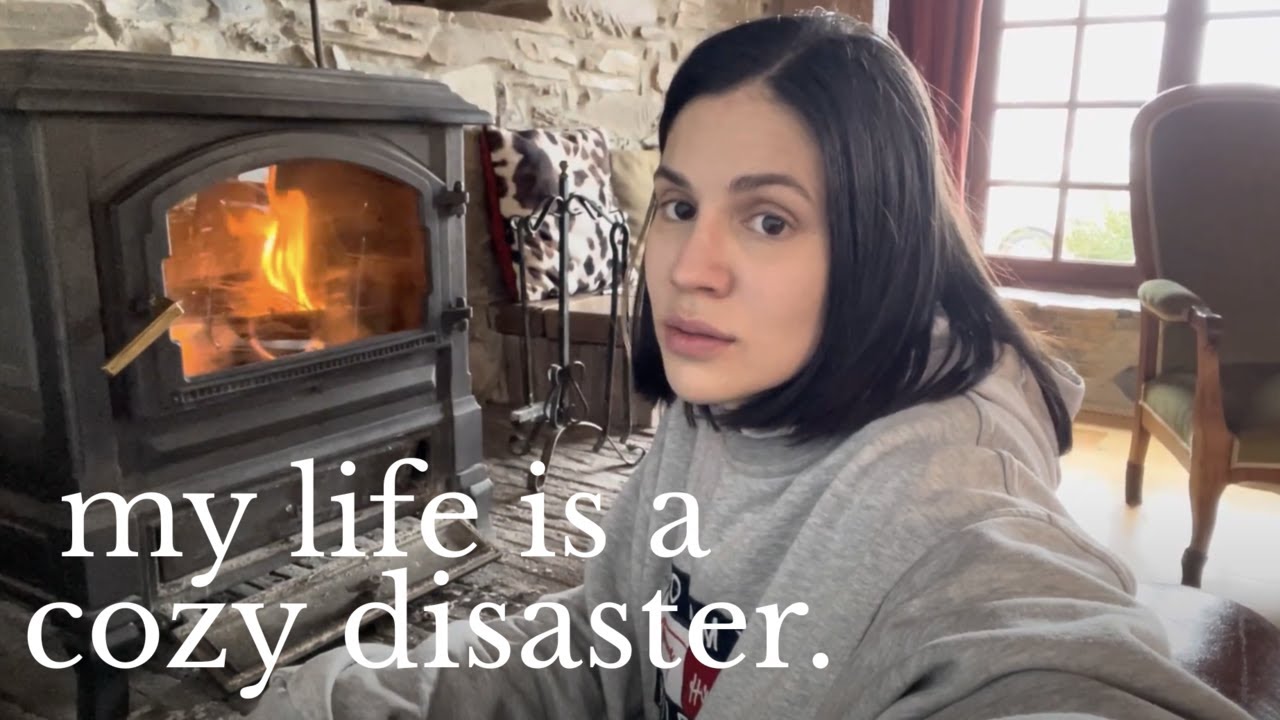 Alone in my cabin: slow living while falling apart - YouTube