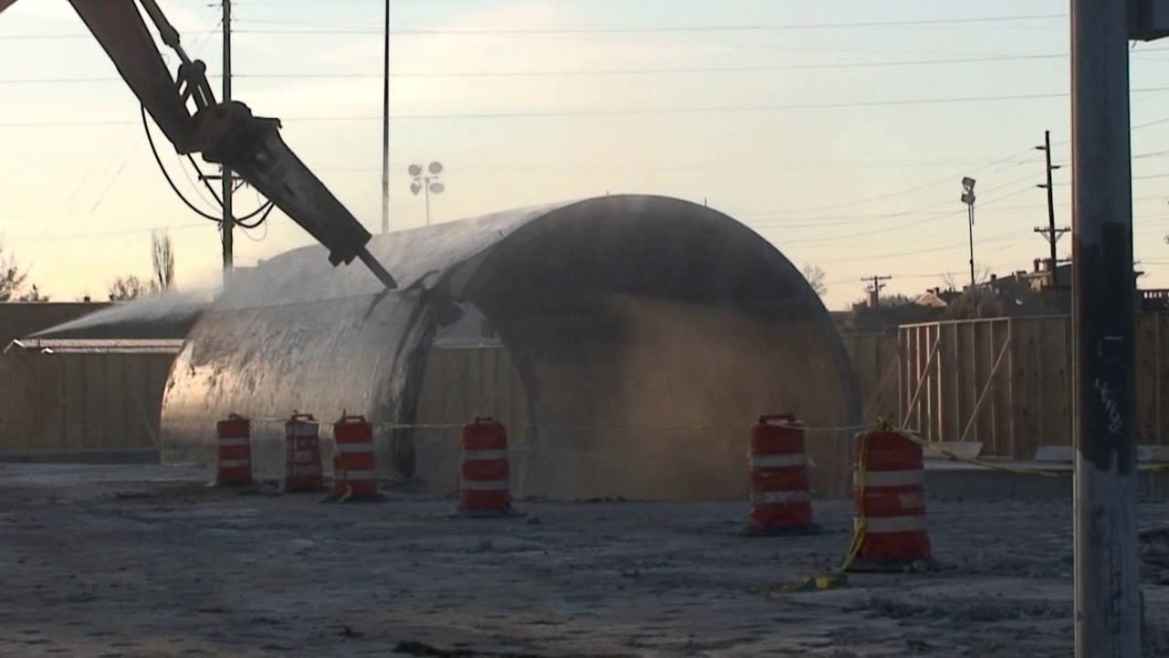 Louisville Extreme Park - Full Pipe Demolition - YouTube