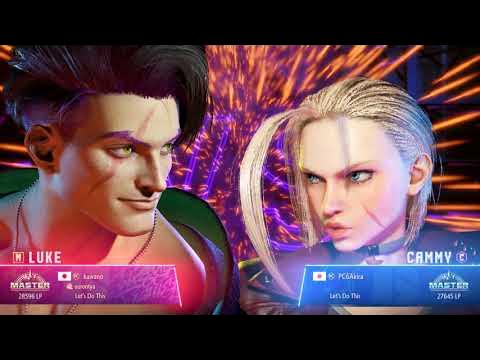 SF6 kawano (Luke) vs PC6Akira (Cammy) Street Fighter 6 FRAME DATA - YouTube