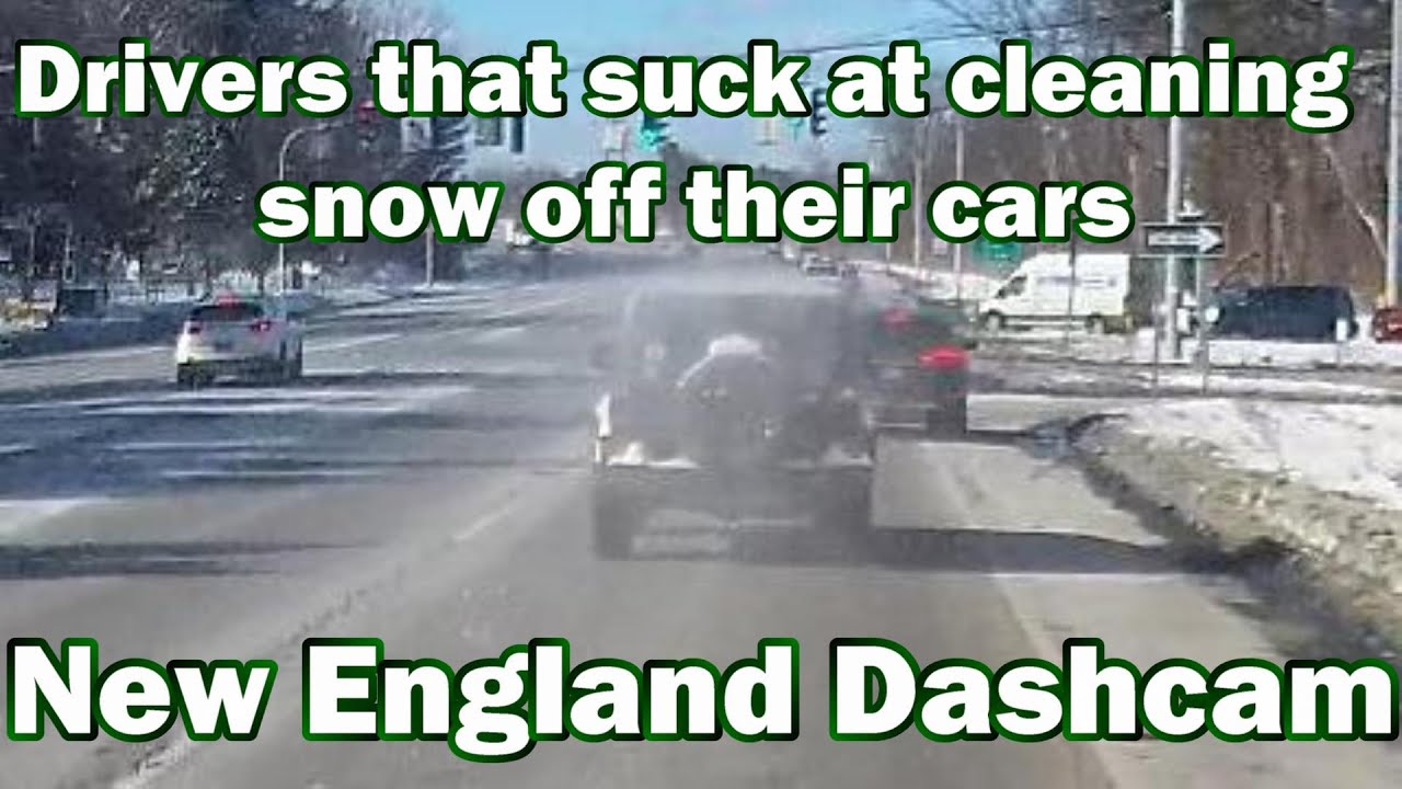 Drivers that suck at cleaning snow off their cars #2 - YouTube