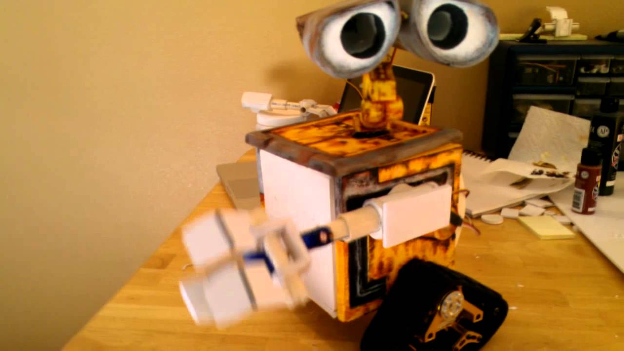WALL-E arm and body paint - YouTube