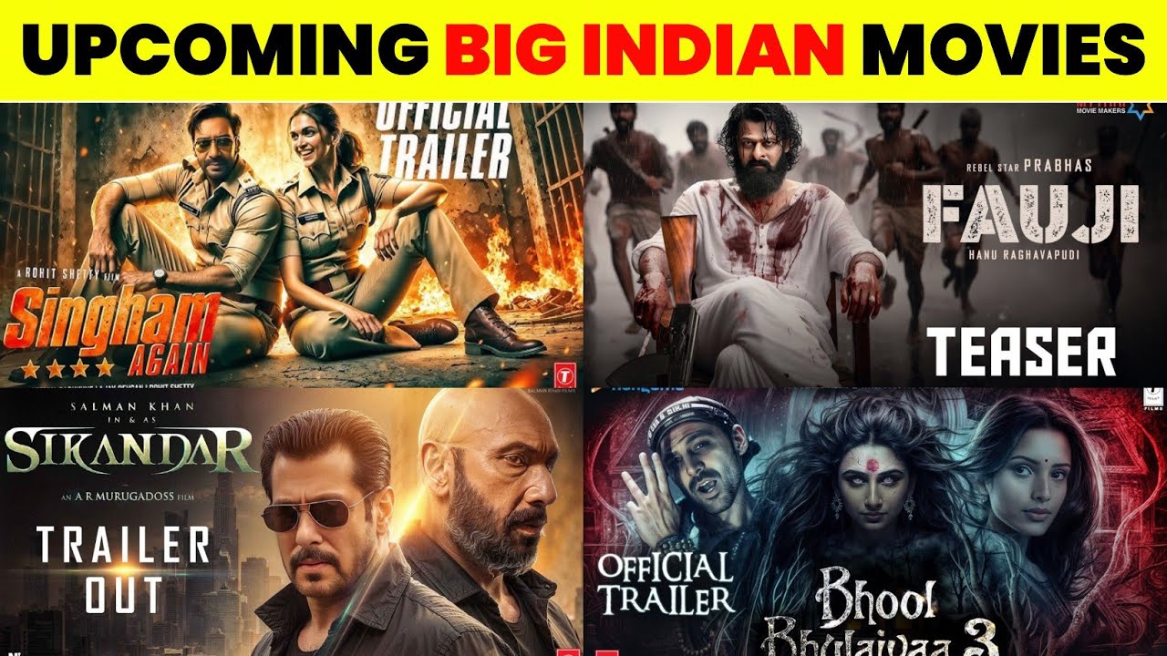 Top 15 Upcoming BIg Indian Movies 2024 | Upcoming BIg Record Breaking ...