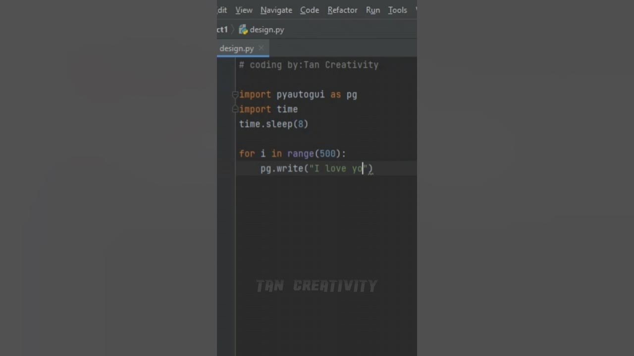 Say unlimited "I love you" using Python #trending #viral #coding # ...