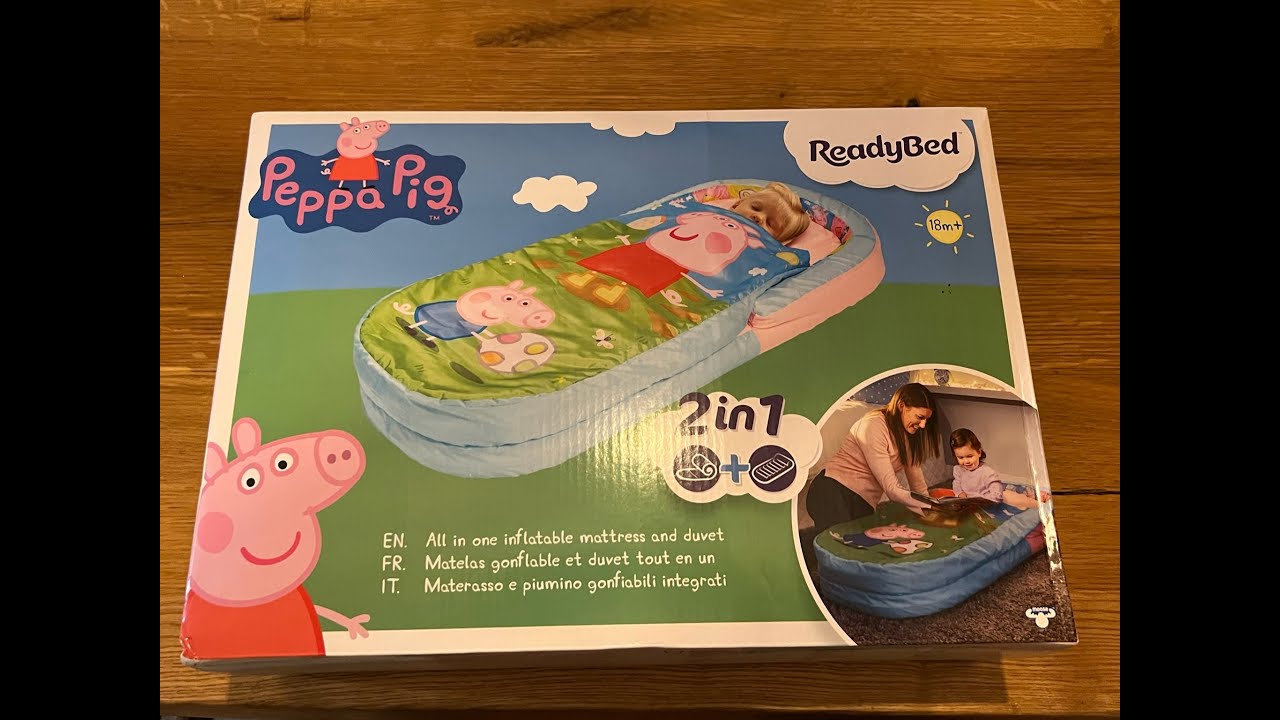 Peppa Pig ReadyBed - Toddler - Inflatable - YouTube