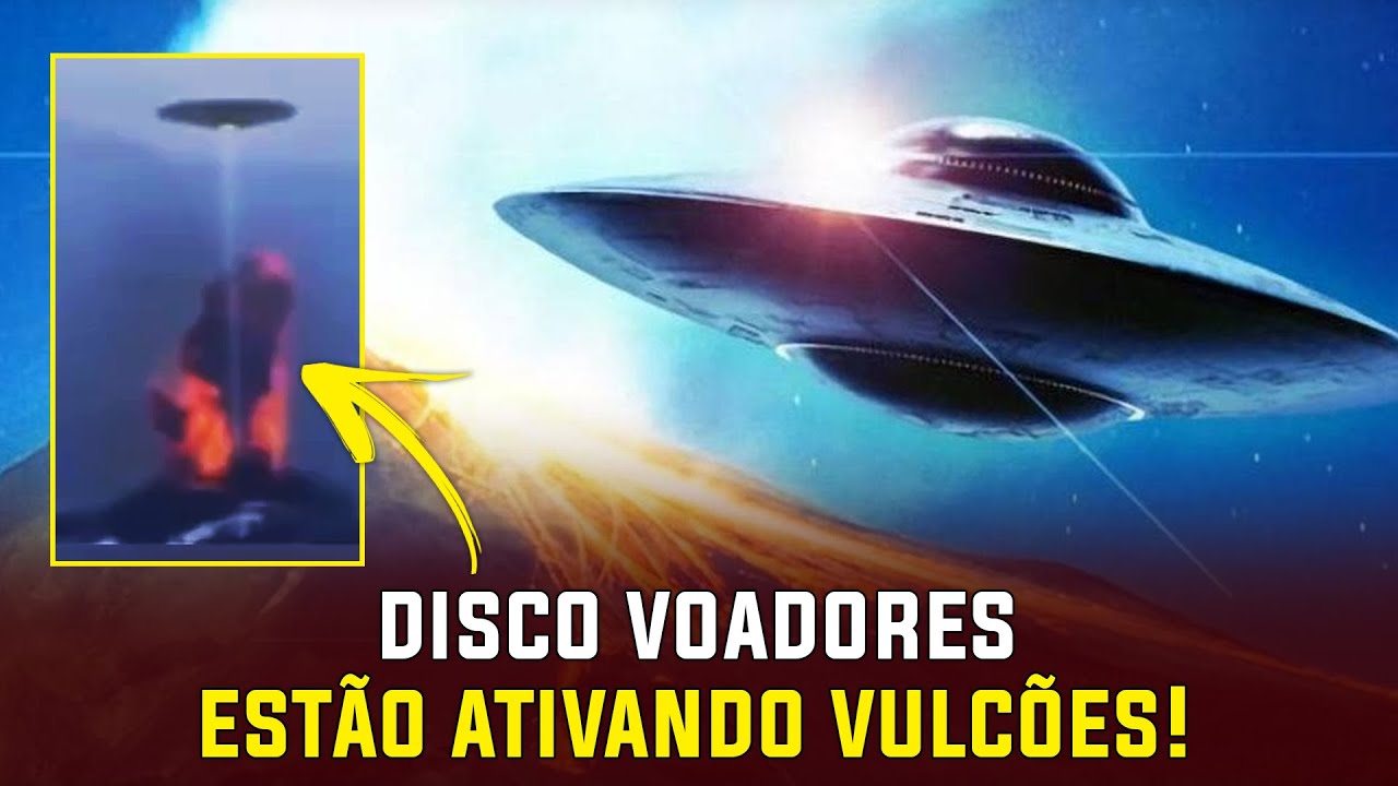 Discos voadores estaria ativando vulcões - Nave UFO OVNI - YouTube